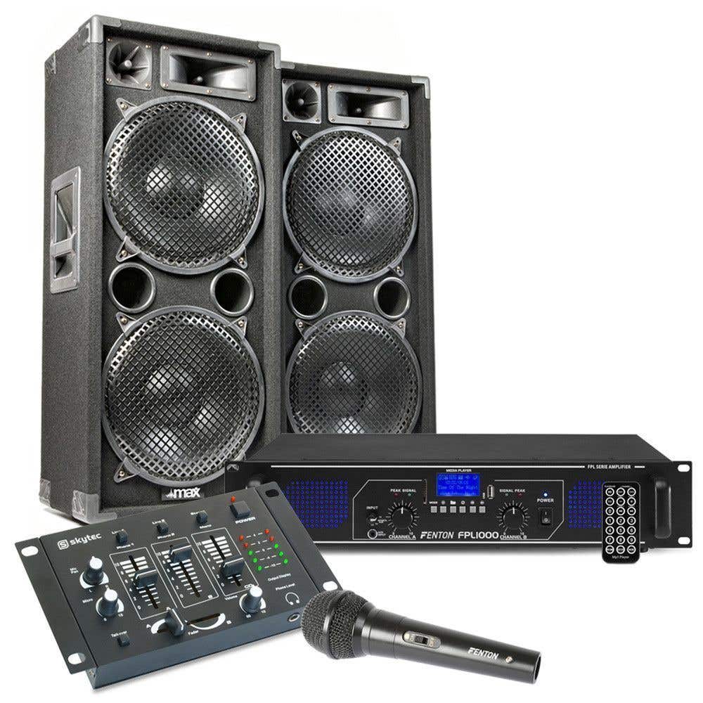 Set de Sonido Directos y Conciertos 2800w en Mayor Electronics