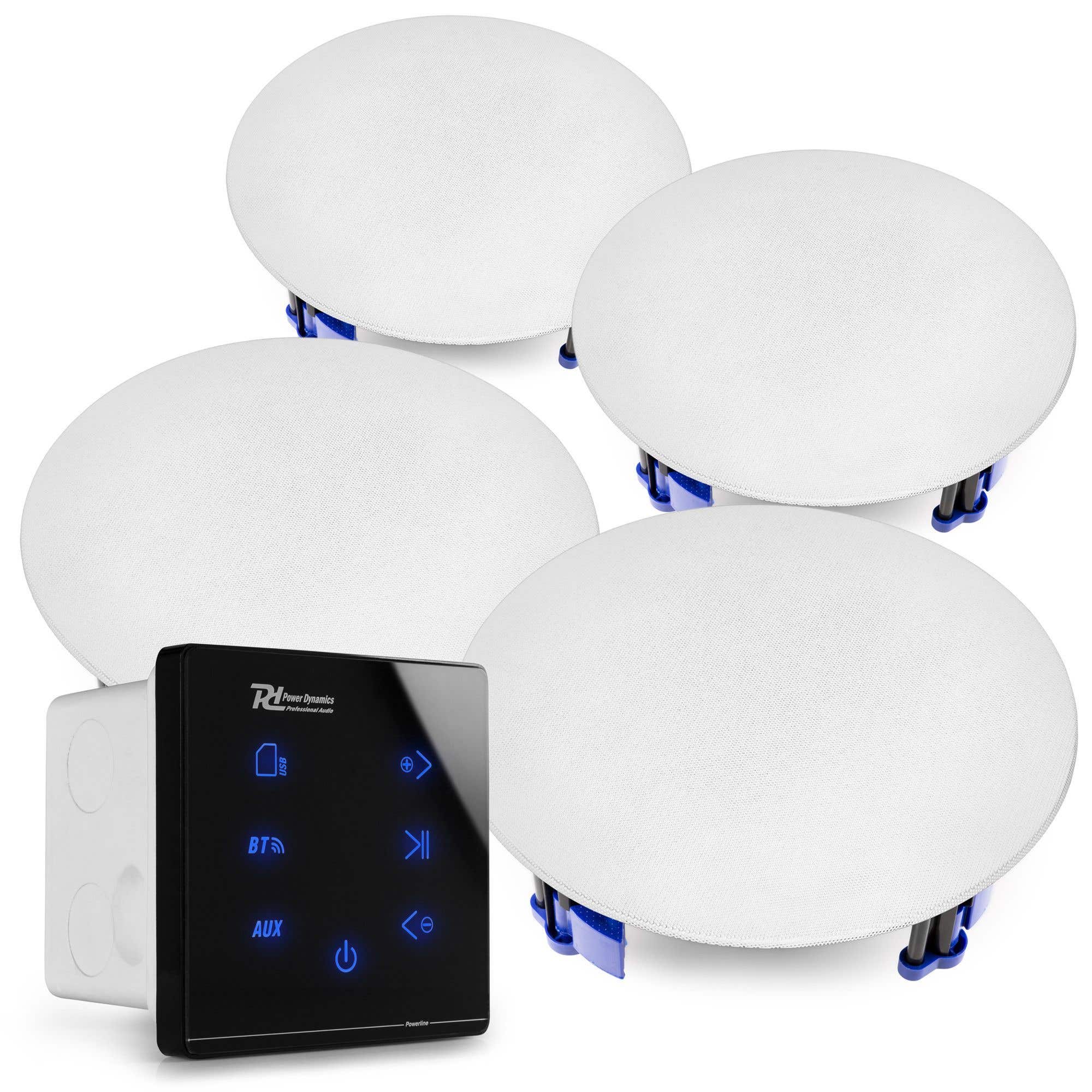 Power Dynamics Powerline A100BSet Conjunto amplificador para empotrar ...